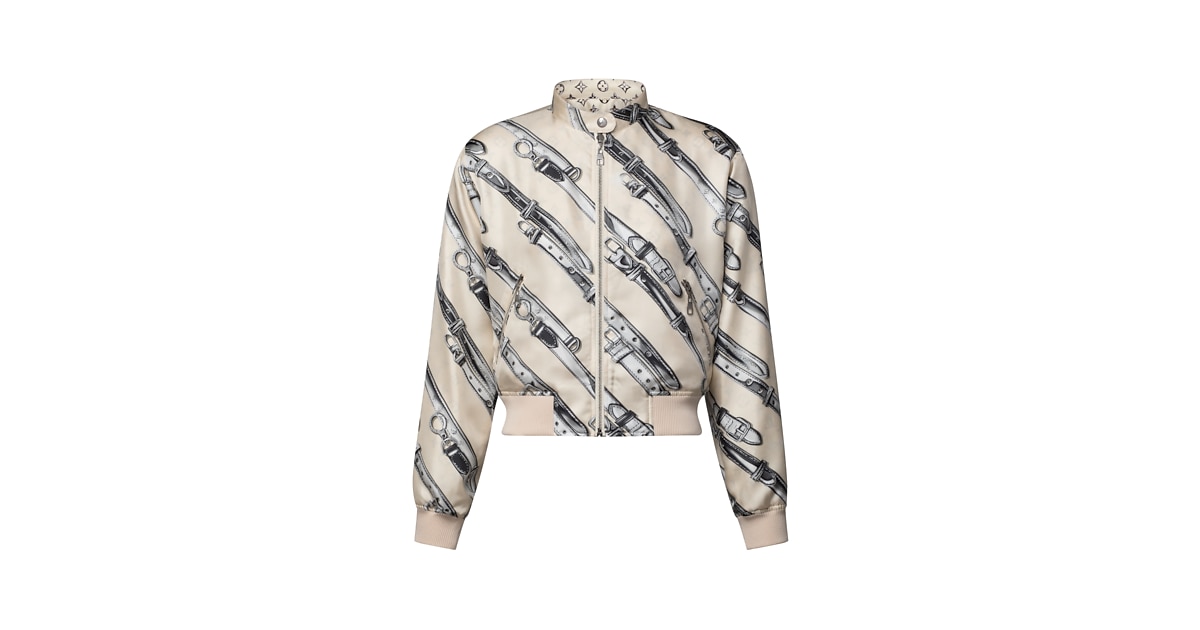 Wendbare Bomberjacke mit Buckle up-Motiv - Ready to Wear | LOUIS VUITTON