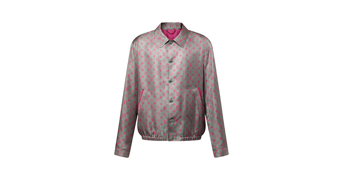 Blouson aus Seide mit Monogram Glow-Motiv - Ready to Wear | LOUIS VUITTON