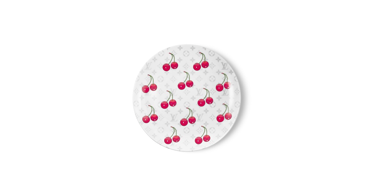 LV x TM Set mit 2 Desserttellern Monogram Cerises - Wohnen und Art of ...