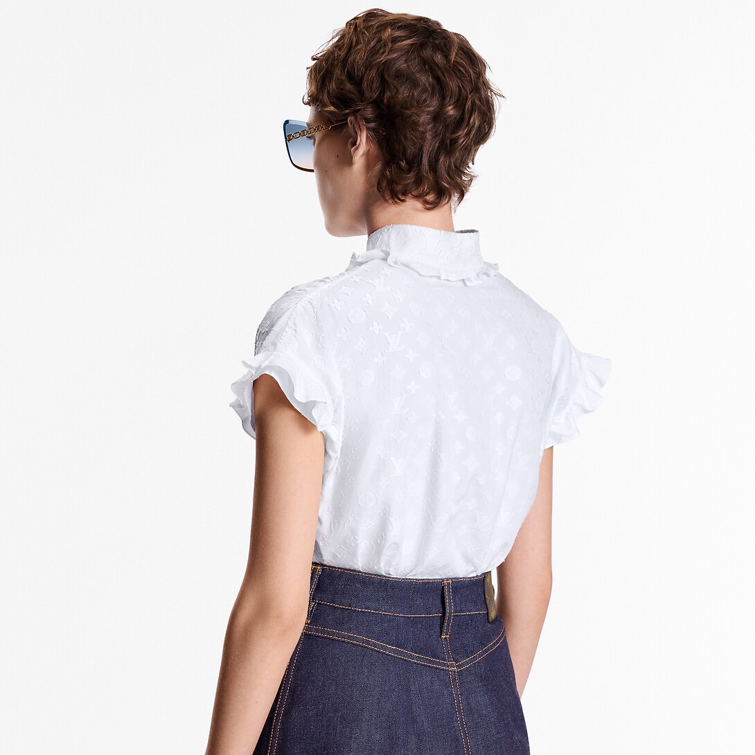Bluse mit Volant - Ready to Wear 1A5M04 | LOUIS VUITTON