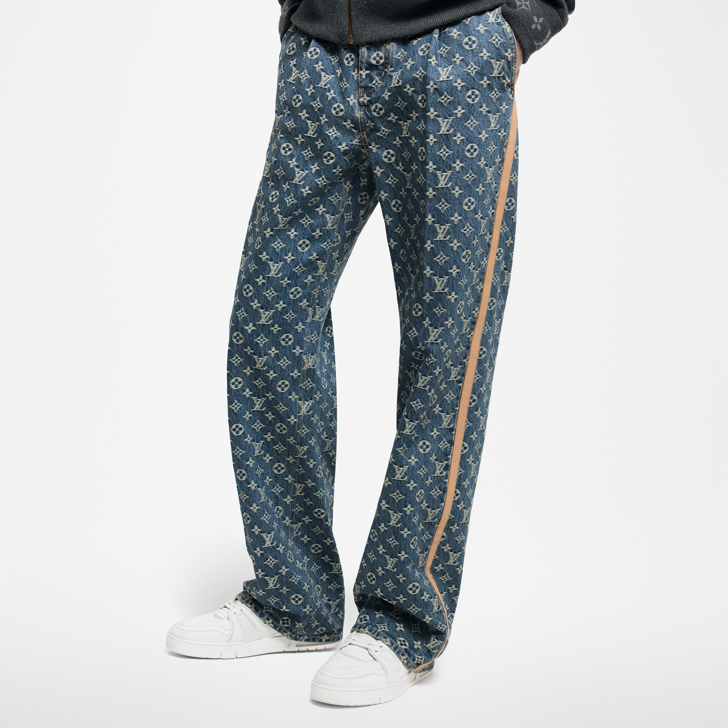 Denim-Hose im Maßkonfektions-Stil mit Monogram - Ready to Wear 1AGIV0 ...
