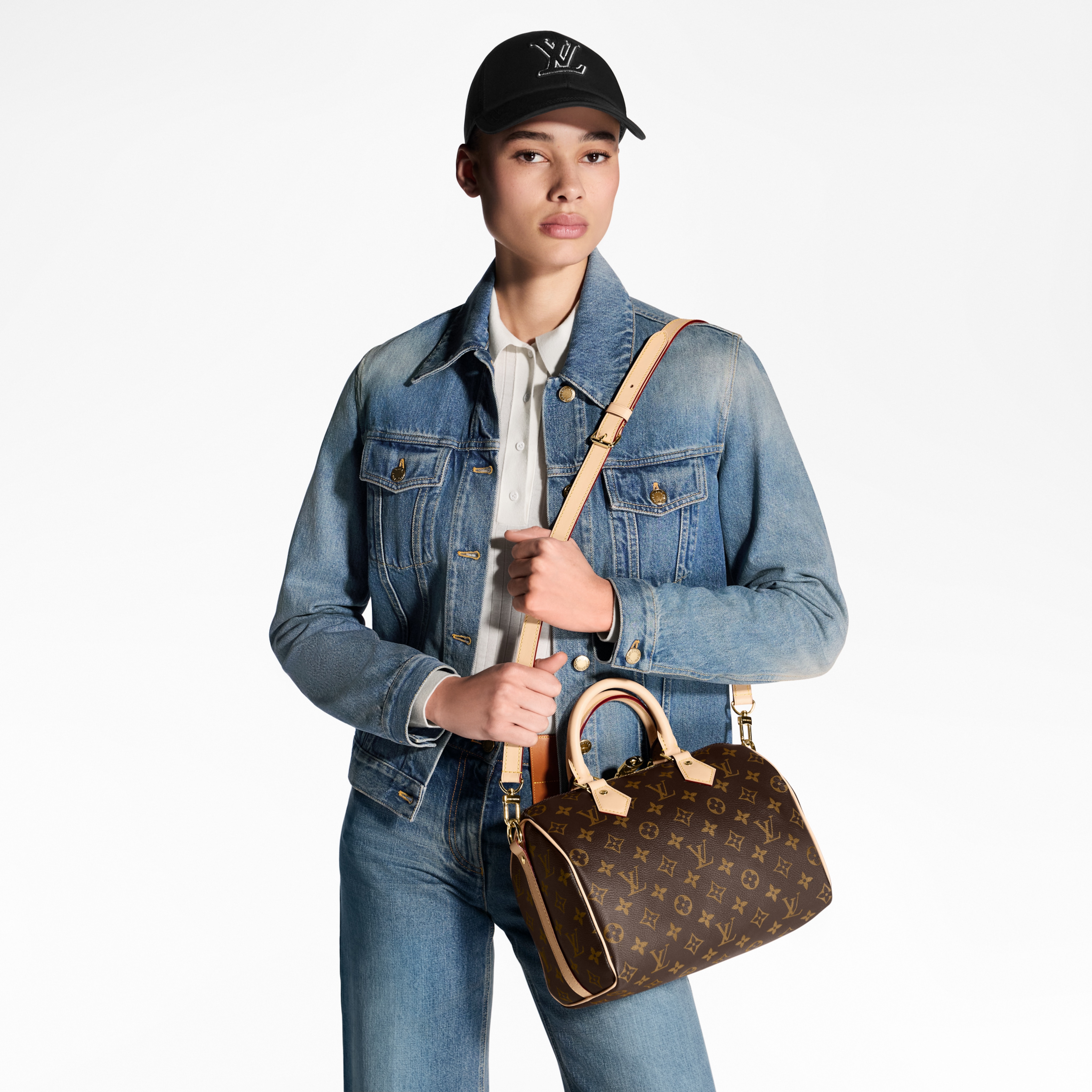 Speedy 25 Mon Monogram mit Schulterriemen Monogram Canvas ...