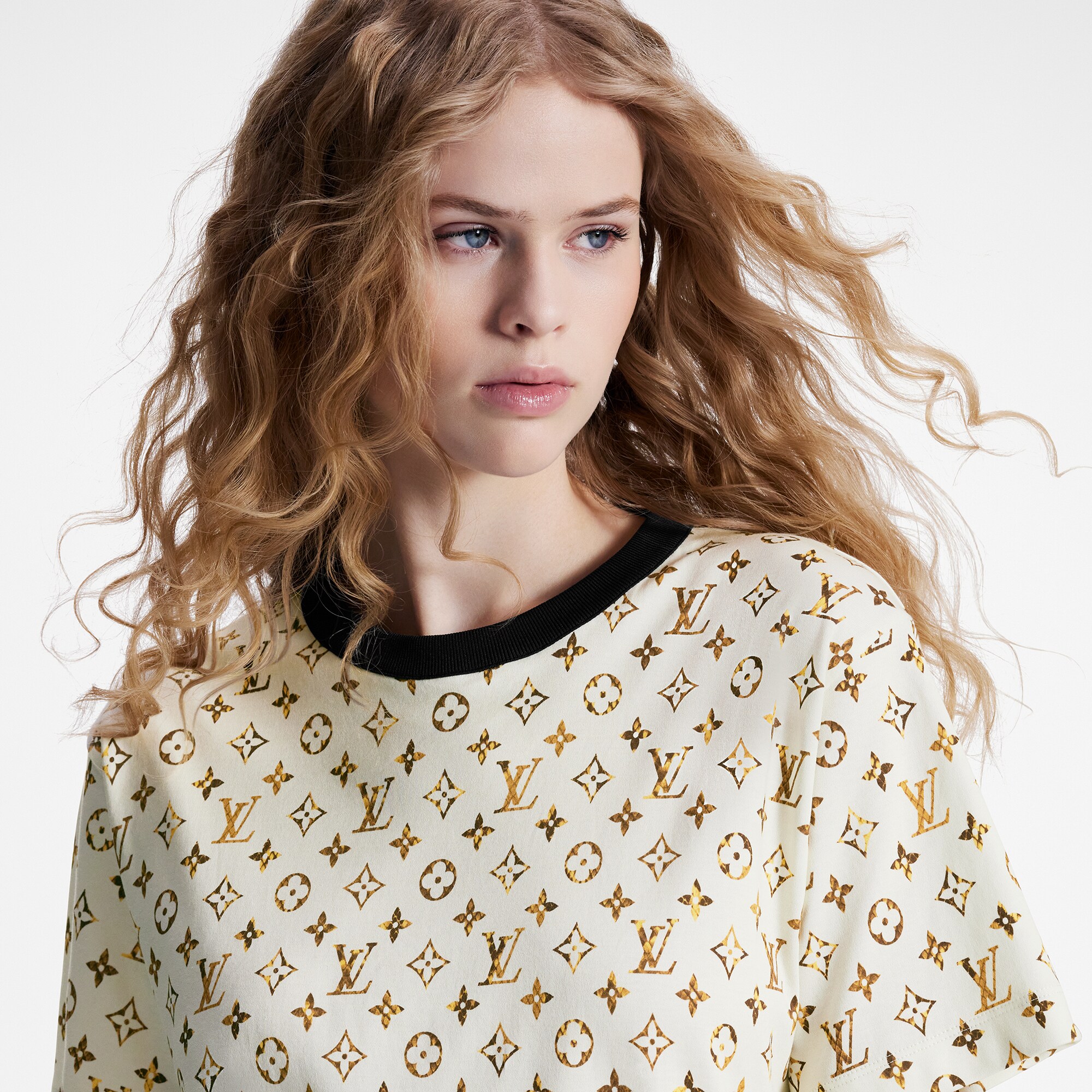 T-Shirt-Kleid mit Monogram-Motiv samt Python-Effekt - OBSOLETES DO NOT ...